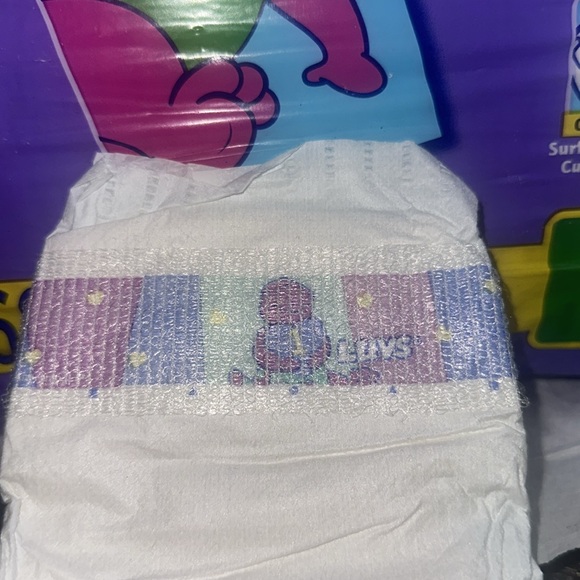 Luvs | Other | Luvs Barney Diapers 84 Lbs Size 1 Vintage 202 68 Diapers ...
